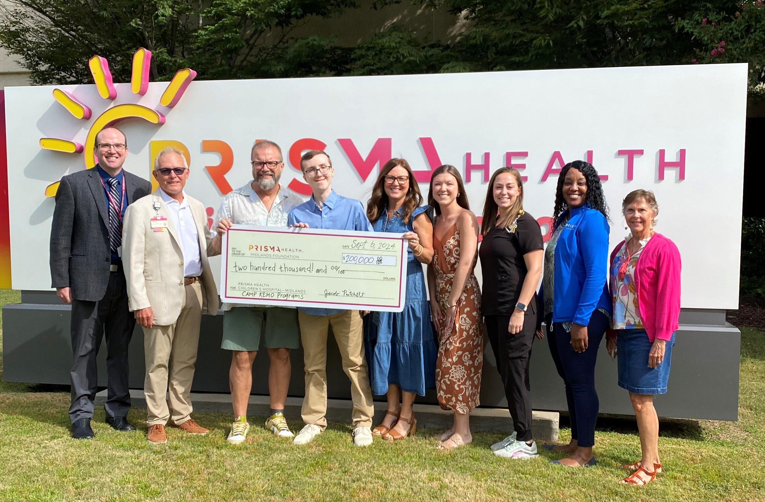 Inspired by his doctor and care team, Jacob Pritchett gives big - to ...